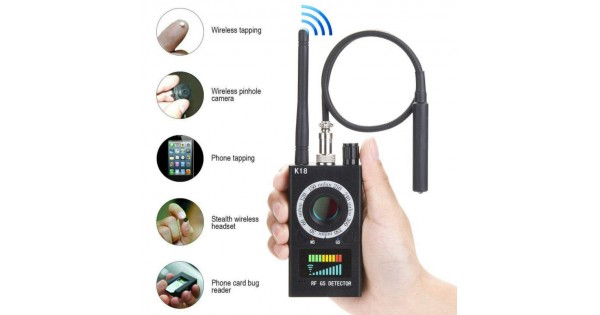 Bug Detector RF Signal Detector Anti Spy Hidden Camera Wireless Signal ...