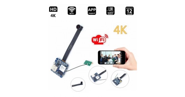 Wide Angle 2.7K WiFi P2P Mini Camera Video Motion Detector Remote ...