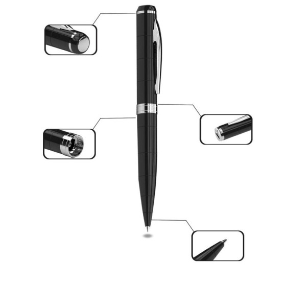 Portable Spy ball pen hidden audio voice recorder Mini Dictaphone Pen ...